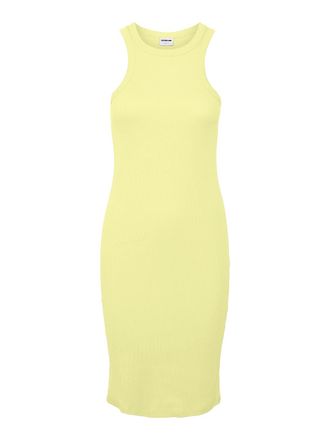 Noisy May Noisy may Damen Nmmaya S/L Halter Neck Dress, Pale Lime Yellow, XL