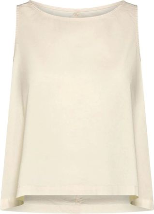 Deha Deha, Femme, Tops, Beige, Taille: 38 FR Canotta in Popeline