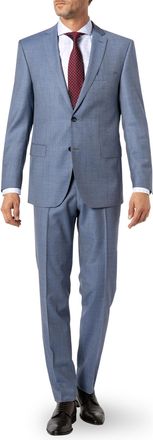 Carl Gross Carl Gross Herren Anzug blau meliert
