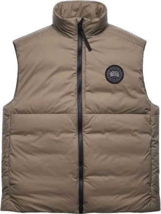 Canada Goose Homme, Vestes, Beige, Taille: XL Lodge Black Label Vest