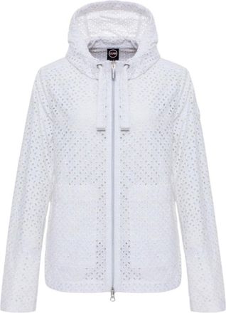 Colmar Femme, Vestes, Blanc, Taille: 34 FR Veste Broderie Anglaise
