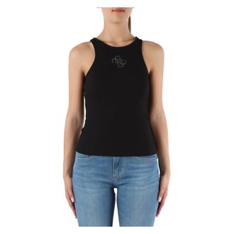 Guess Femme, Tops, Noir, Taille: 36 FR D&eacute;bardeur