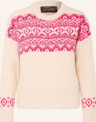 Miss Goodlife Miss Goodlife Pullover Mit Glitzergarn beige