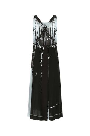 Prada Womens Dress Black Viscose Elastane