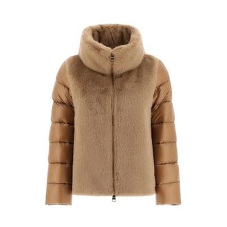 Herno Nylon Ultralight Cape - - Jackets - Damen - Braun - 2XL