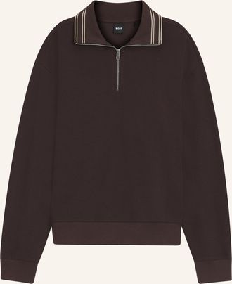 HUGO BOSS Sweatshirt C-Seidler 47 Regular Fit braun