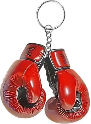 Generic Porte-clés en forme de de boxe | Petite moufle de frappe, décoration créative de clés, décorations de fête, breloque de sac en acrylique pour et adult