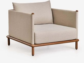 Sklum Sklum - Olivia Sessel aus Akazienholz Beige Semoline