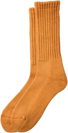 RoToTo Homme, Sous-v&ecirc;tements, Orange, Taille: S Loose Pile Crew