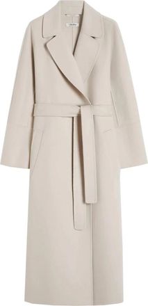 Max Mara Femme, Manteaux, Beige, Taille: 40 FR Wool Robe Coat