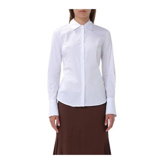 Pinko Klassisches Baumwollpopeline-Hemd - - Blouses & Shirts - Damen - Wei&szlig; - S