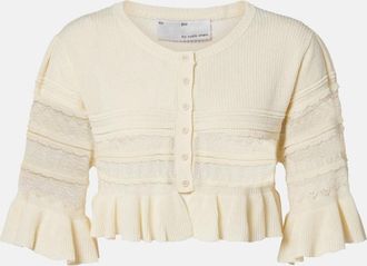 Xu Zhi Cropped-Cardigan aus Strick