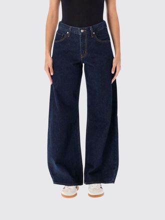 Levi's Hoch taillierte Baggy-Jeans mit weitem Bein aus Baumwolldenim
