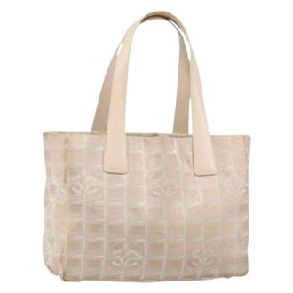 Chanel Pre-owned Vintage Nylon Tote Bag - - Pre-owned - Damen - Beige - ONE SIZE