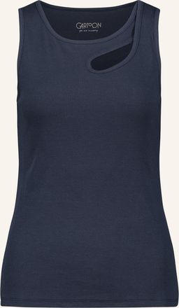 Cartoon Cartoon Top Mit Cut-Out blau