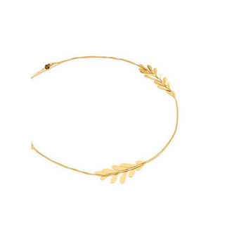 Au Printemps Paris Zweireihige Halskette - Gold