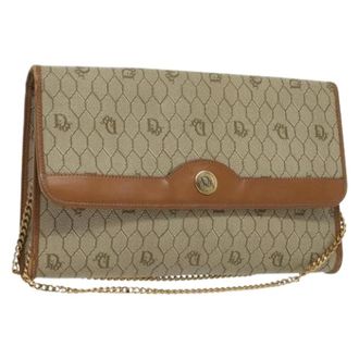 Dior Pre-owned Vintage Honeycomb chain - Femme - Pre-owned - Beige - Taille: ONE Size