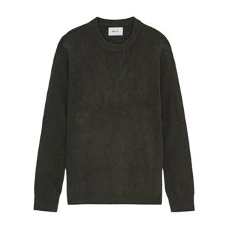 Nn.07 Nn07, Homme, Pulls, Vert, Taille: XL Pull Ras du Cou C&ocirc;tel&eacute;