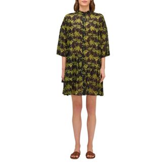 Sundek Femme, Robes, Multicolore, Taille: 36 FR Short Cotton Voile Dress Botanic