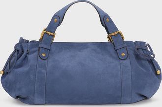 Gerard Darel Sac &agrave; main en cuir velours - 24H