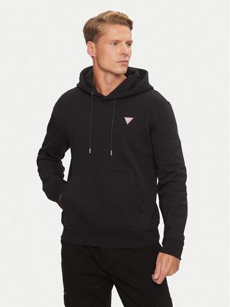 Guess Sweatshirt M4YQ22 K9V31 Schwarz Slim Fit