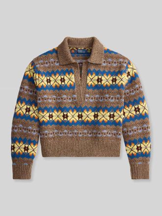 Polo Ralph Lauren Relaxed Fit Pullover aus reiner Wolle