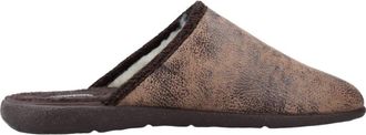 Victoria Faux Leather Comfort Slippers - - Shoes - Herren - Braun - 40 EU