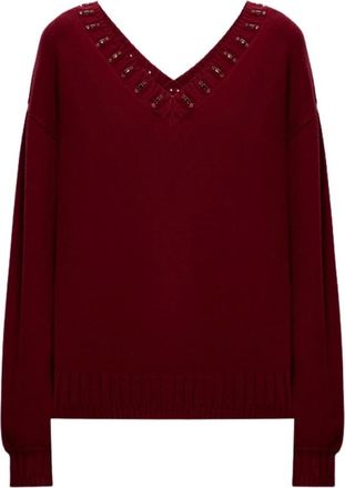Twinset Damen, Strickwaren, Rot, SGr&ouml;&szlig;e