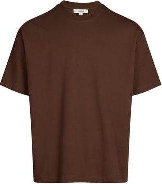 Topshop T-shirt uni col rond en coton m&eacute;lang&eacute;