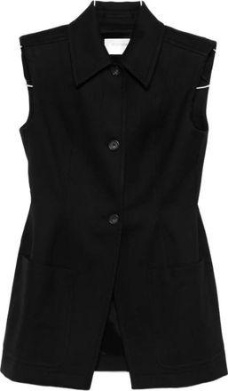 Sportmax Femme, Vestes, Noir, Taille: 34 FR Gilet Gabarra
