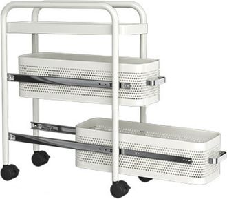 Generic Schmaler Aufbewahrungswagen Mit Griff, Badezimmer-Organizer, Rollwagen, L&uuml;cken-Aufbewahrungsregal Mit Schubladen, D&auml;mpfende Gleitschiene, for Enge Ort