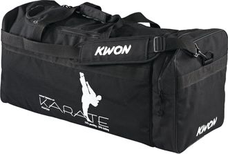 KWON Trainingstasche Karate, schwarz, 65 x 32 x 32cm, 5017003