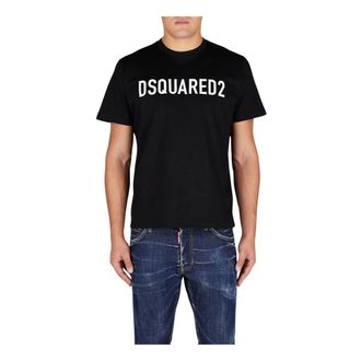 Dsquared2 Stylisches T-Shirt - - Tops - Herren - Schwarzk - L