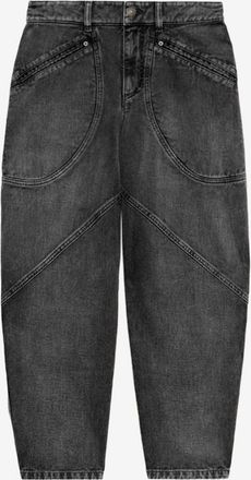 Isabel Marant Jean Catarina - Femme - Noir D&eacute;lav&eacute; - Taille34 - Isabel Marant