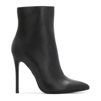 Kazar Schwarze Lederstiefel auf einem schlanken Stiletto-Absatz - - Shoes - Damen - Schwarzk - 37 EU