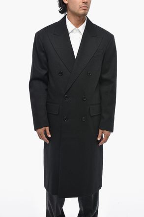 Dsquared2 Zweireihiger Mantel aus Schurwolle Dsquared2