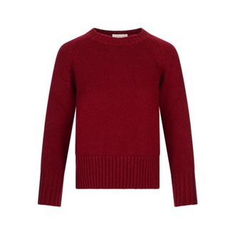Fedeli Pulls &agrave; col rond - Femme - Pulls - Rouge - Taille: 34 FR