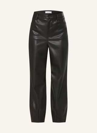 Rich & Royal 7/8-Hose In Lederoptik schwarz
