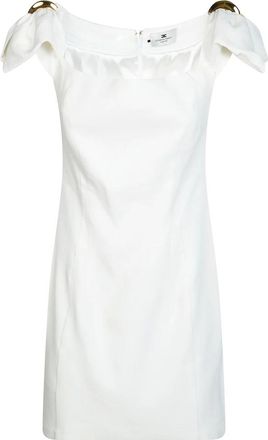 Elisabetta Franchi Femme, Robes, Blanc, Taille: 38 FR Abito