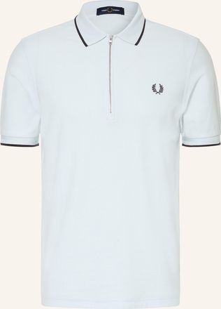 Fred Perry Strick-Poloshirt blau