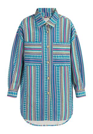 Izia Hemdjacke Damen Mehrfarbig Blau