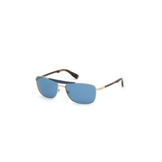 Web Eyewear Homme, Accessoires, Jaune, Taille: ONE Size Metal Frame Aviator Lunettes de soleil