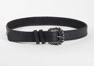 Free People ceinture en cuir Holt noire