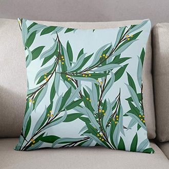 Bonamaison Le Jardin du Lin Zierkissenhüllen, Mehrfarbig, 45x45