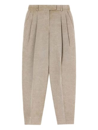 Giorgio Armani pantalon ample à pinces - Tons neutres