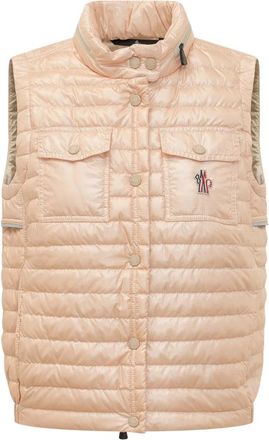 Moncler Femme, Vestes, Rose, Taille: 32 FR Gumiane Hooded Down Vest