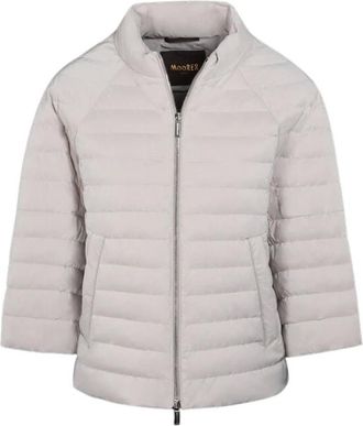 Moorer Femme, Vestes, Beige, Taille: 32 FR Manteau Plume