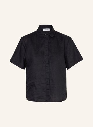 Darling Harbour Darling Harbour Hemdbluse Aus Leinen schwarz