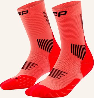 CEP Cep Laufsocken Core Run Mid Cut pink