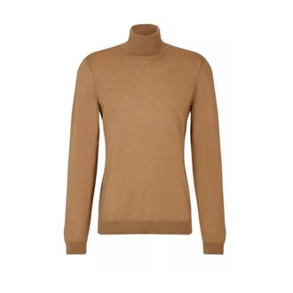 HUGO BOSS Rollkragenpullover - - Knitwear - Herren - Beige - 2XL